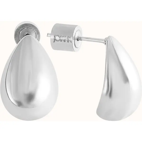 JOIANA JEWELRY Drop Earrings - White Silver