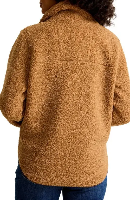 Tommy Bahama High-pile Fleece Half-zip Pullover - Golden Sugar