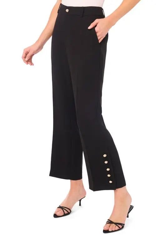 CECE DUPRAZ Button Detailed Straight Leg Pants