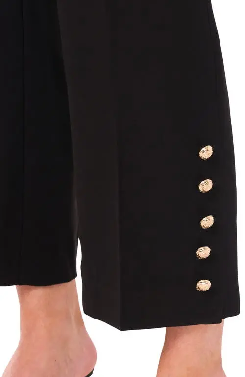 CECE DUPRAZ Button Detailed Straight Leg Pants