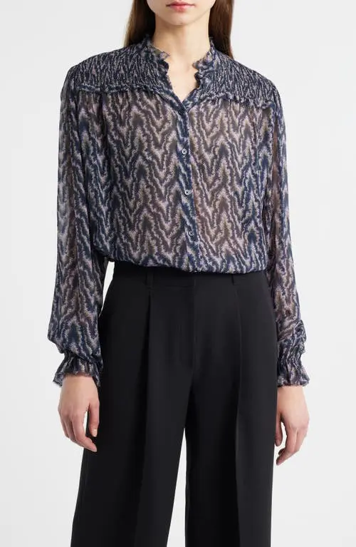 Hugo Boss Benvylla Chevron Print Shirt