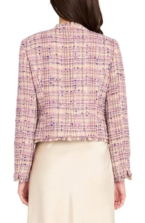 TAHARI ASL Bouclé Crop Jacket