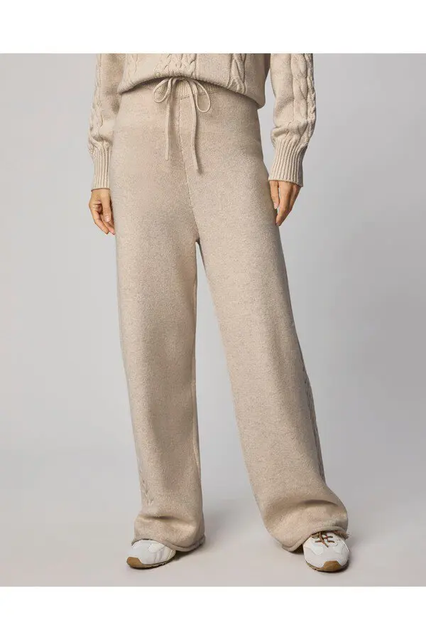 Splendid The Jet Set Sweater Pant - Natural