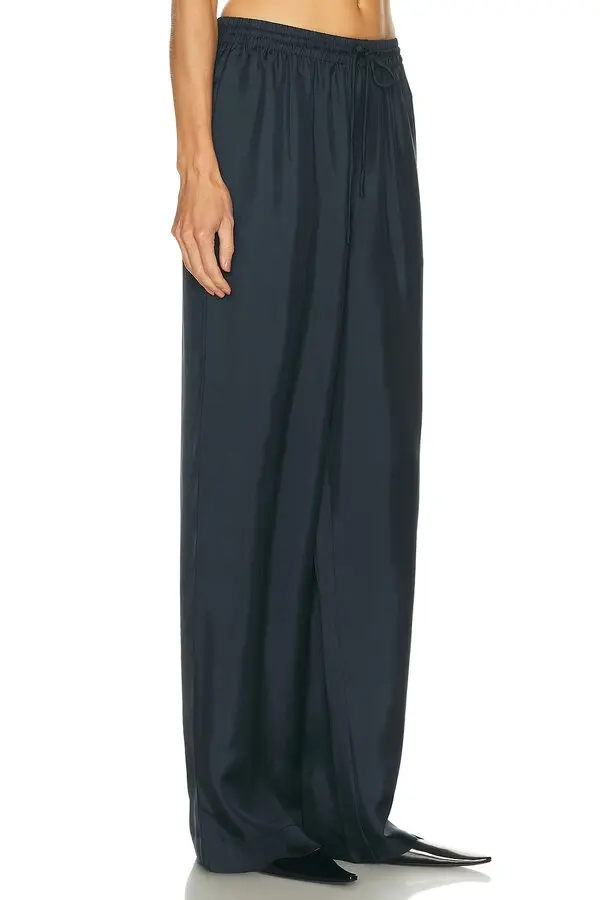 RÓHE Wide Leg Silk Trouser