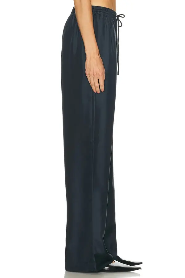 RÓHE Wide Leg Silk Trouser