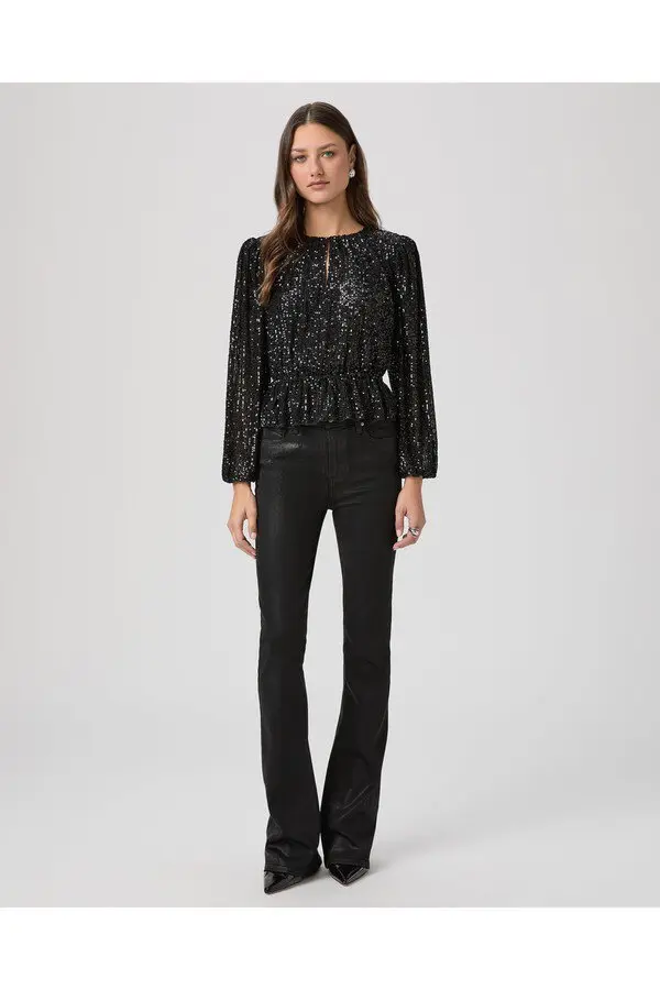 Paige Vilma Sequined Top