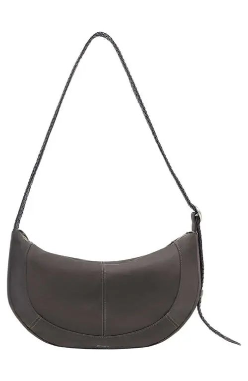 ORYANY Faux Leather Crossbody Bag - Smoky Brown