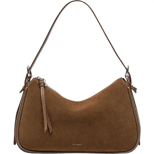 ORYANY Small Leather Shoulder Bag - Cappuccino