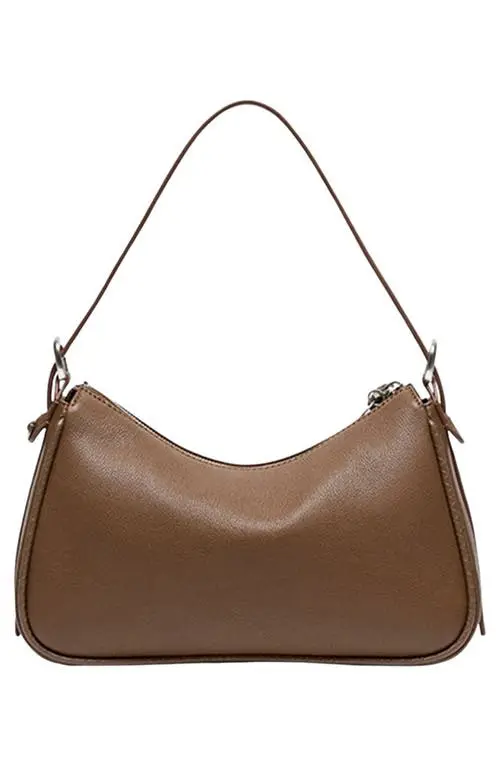 ORYANY Small Leather Shoulder Bag - Cappuccino