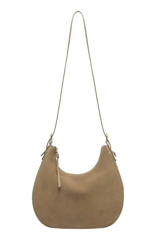 ORYANY Lauren Leather Shoulder Bag - Light Khaki
