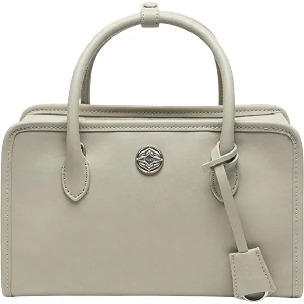 ORYANY Claude Leather Satchel - Foggy