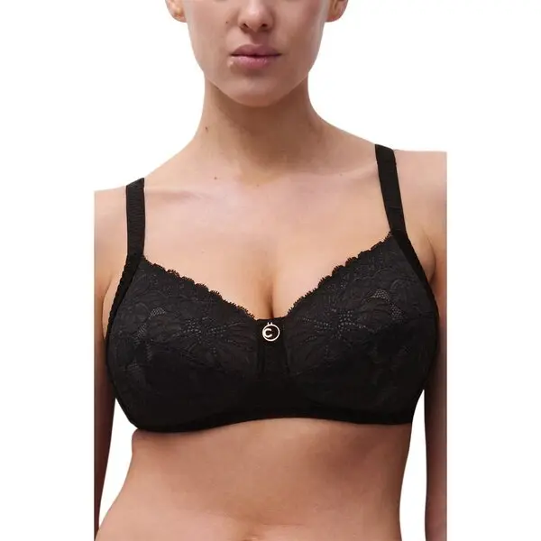 Chantelle Sublime Lace Wireless Bra - Black