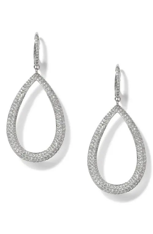 Nadri Crushed Teardrop Earrings