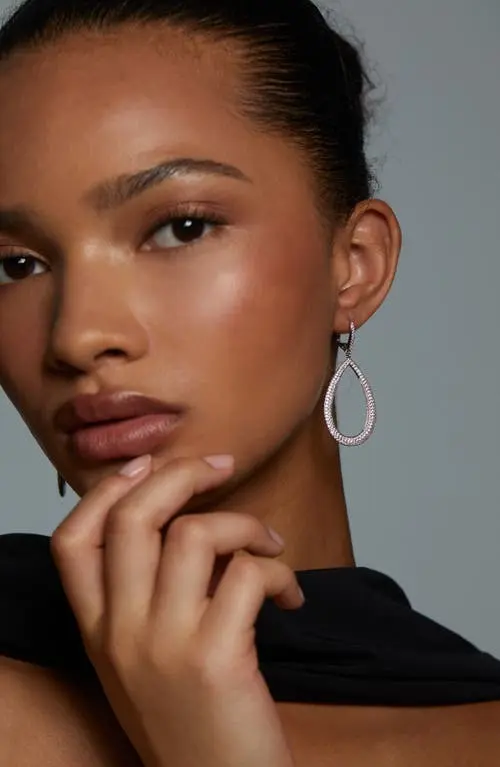 Nadri Crushed Teardrop Earrings
