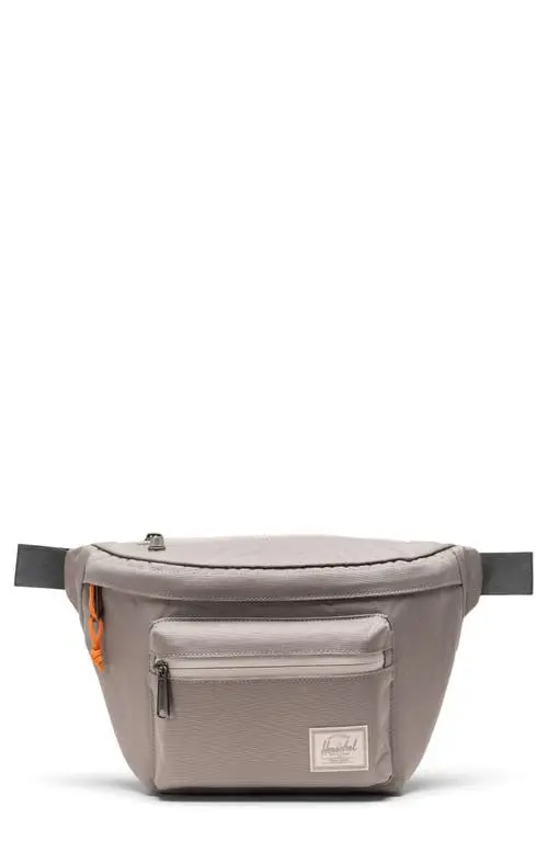 Herschel Supply Co. Pop Quiz Recycled Canvas Belt Bag - Morning Dove/dark Shadow