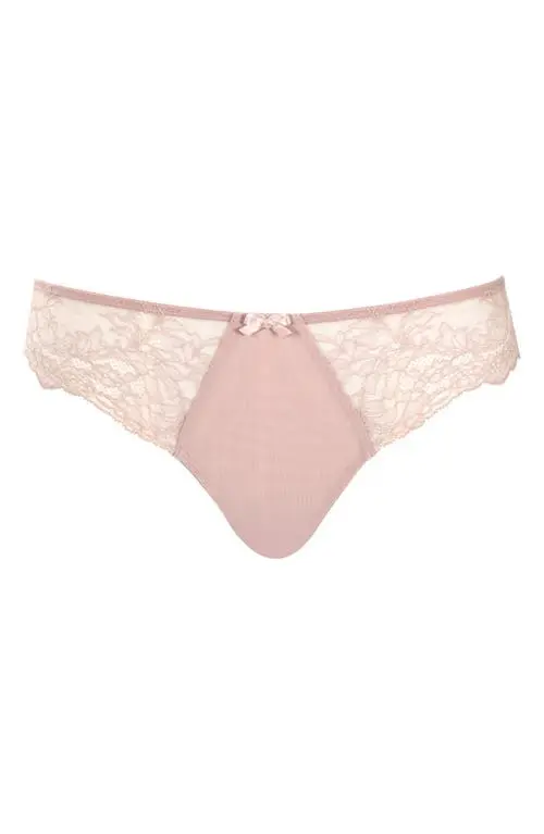 Panache Ana Lace Trim Thong - Vintage