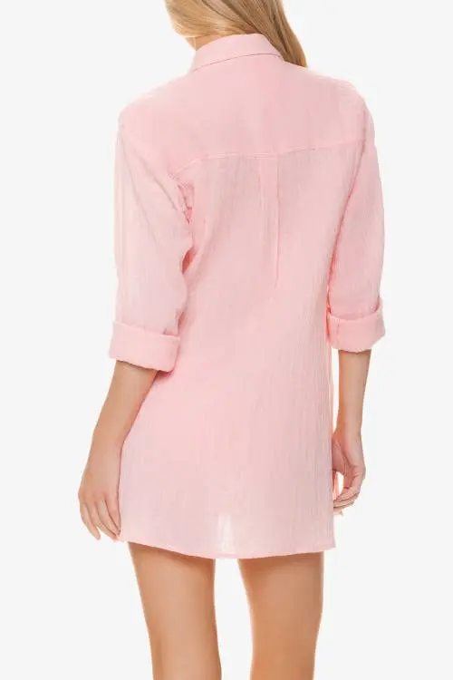 Helen Jon Island Cotton Shirt - Shell Pink