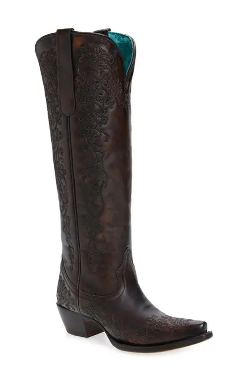 CORRAL Floral Embroidered Western Boots