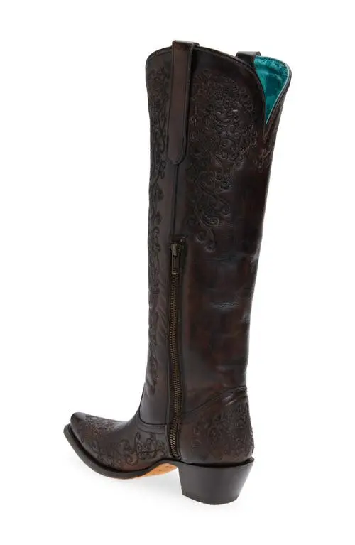 CORRAL Floral Embroidered Western Boots
