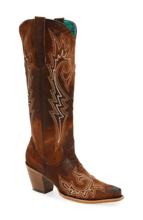 CORRAL Knee High Western Boot