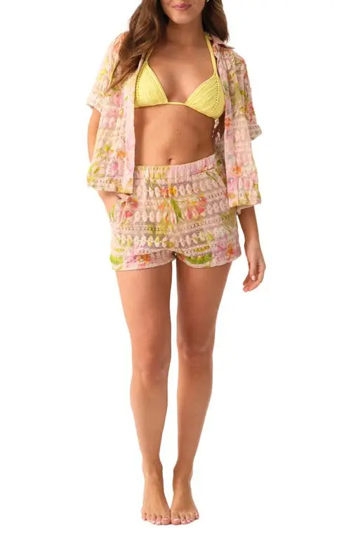 PQ Drew Cover-up Shorts - Petal Pink