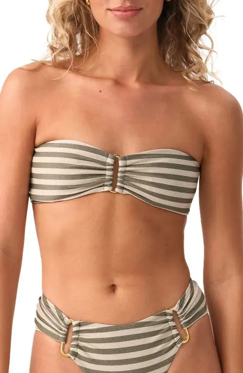 PQ Detail Bandeau Bikini Top - Meadow