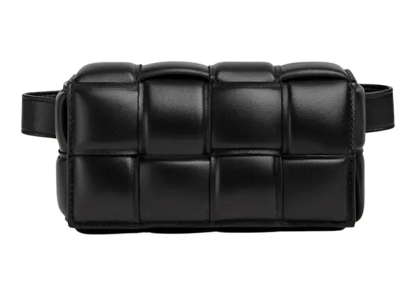 Bottega Veneta Padded Cassette Belt Bag - Black