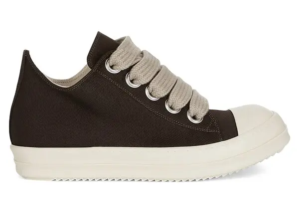 Rick Owens Jumbo Lace Low Denim Sneakers