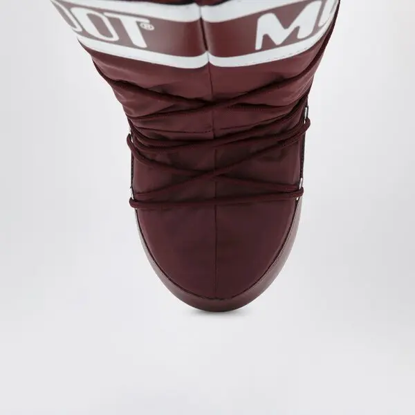 Moon Boot Icon Nylon Boots - Burgundy