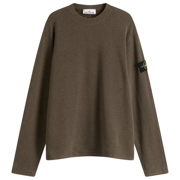 Stone Island Ribbed Wool Nylon Jumper