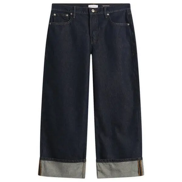 Good American Good Standard Baggy Cuffed Jeans