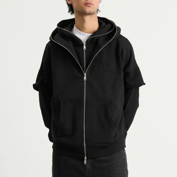 LE PERE Double Zip Hoodie