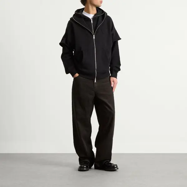 LE PERE Double Zip Hoodie