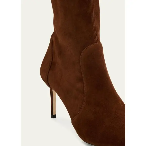STUART WEITZMAN Suede Knee Boots - Fawn