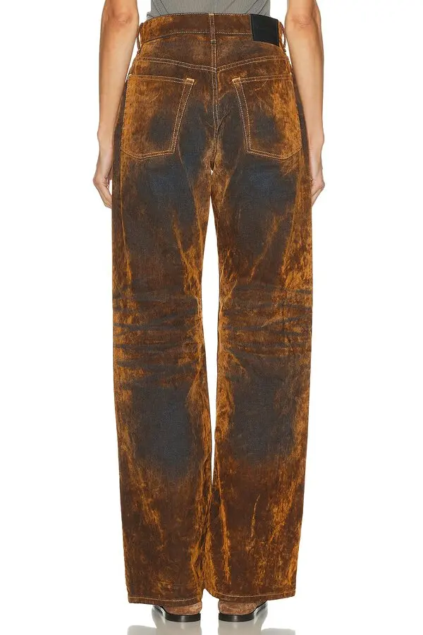 Acne Studios Flocked Wide Leg Trousers