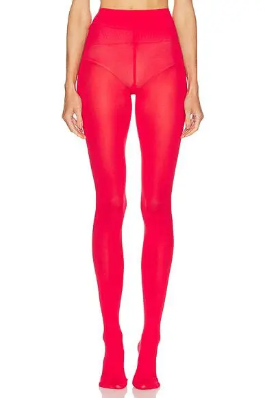 Swedish Stockings Olivia Premium Tights - Sharp Red