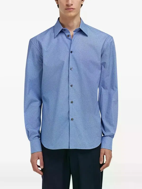 FERRAGAMO Monogram Print Shirt