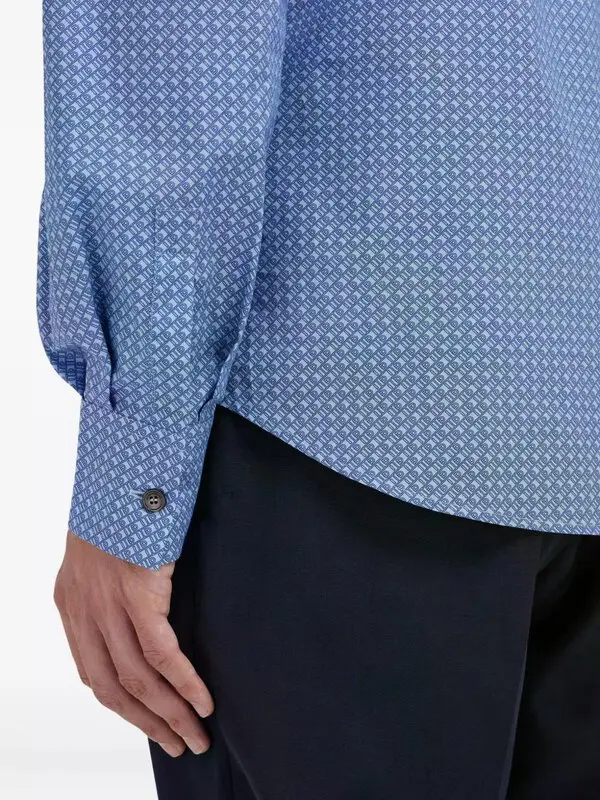 FERRAGAMO Monogram Print Shirt