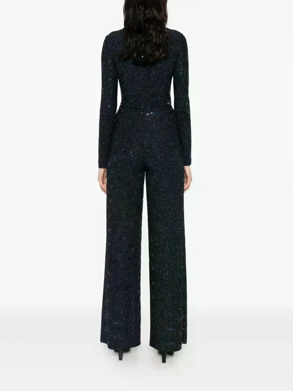 Talbot Runhof Sequin-embellished Twisted Jumpsuit