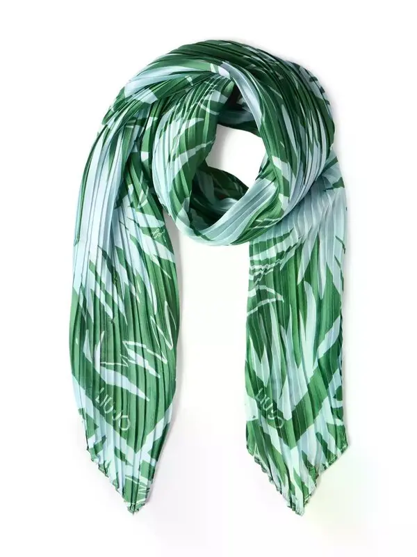 Liu Jo Pleated Printed Scarf