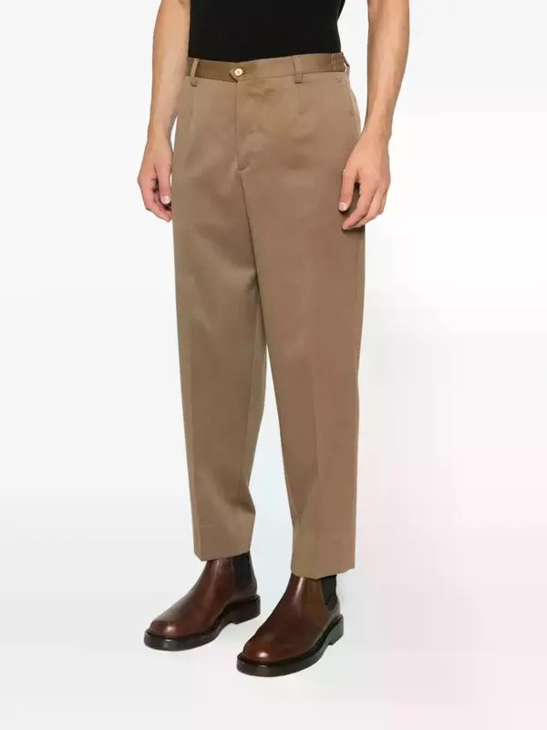 BRIGLIA 1949 Button Trousers - Brown