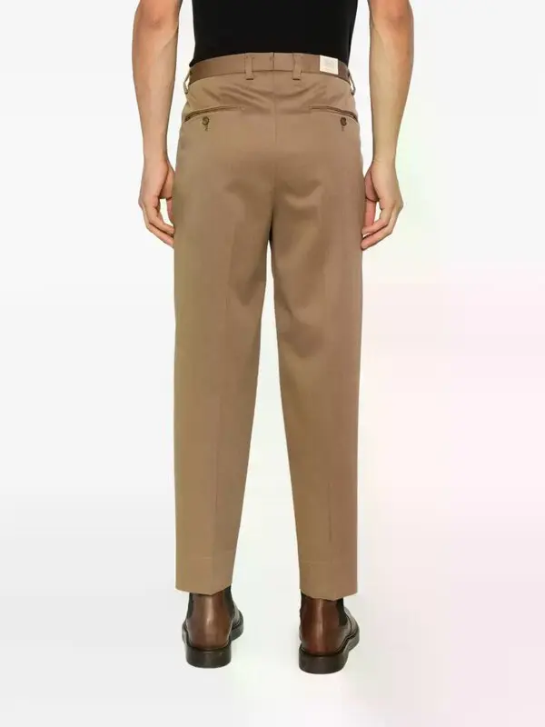 BRIGLIA 1949 Button Trousers - Brown
