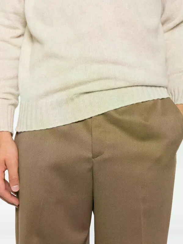 BRIGLIA 1949 Button Trousers - Brown