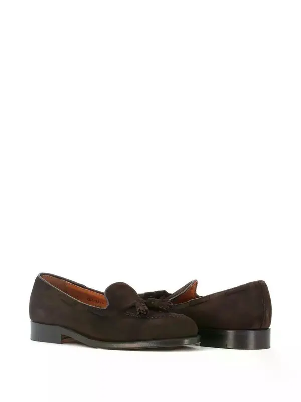 Alden Tassel Suede Loafers