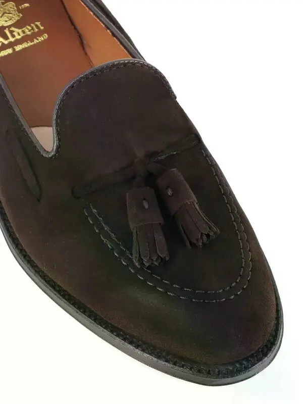 Alden Tassel Suede Loafers