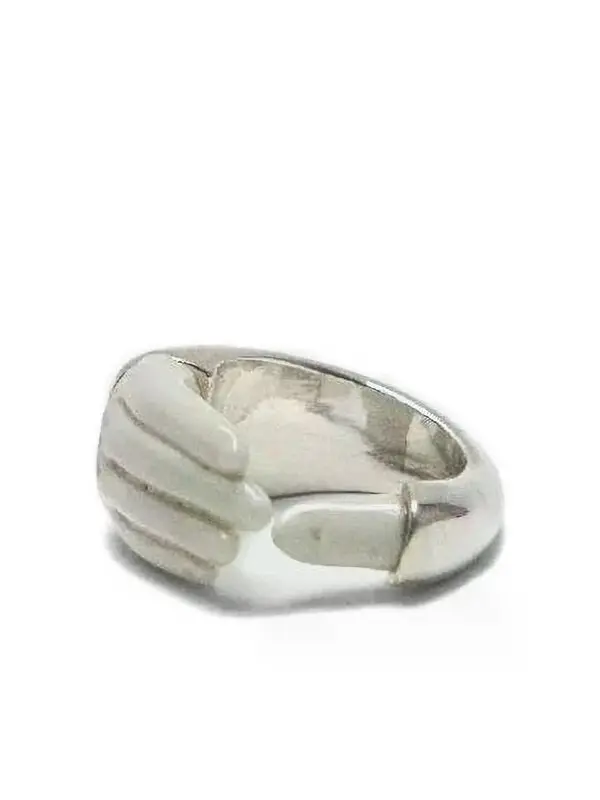 ANDRES GALLARDO Hand Grab Ring - Silver