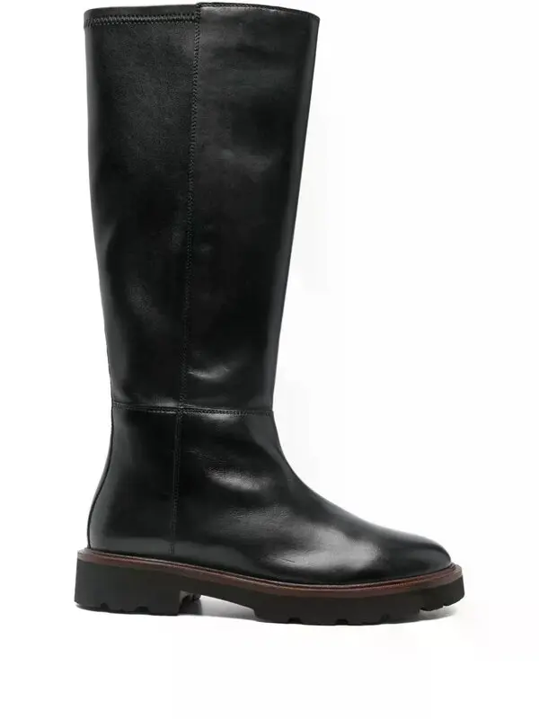 Geox Leather Zip Boots