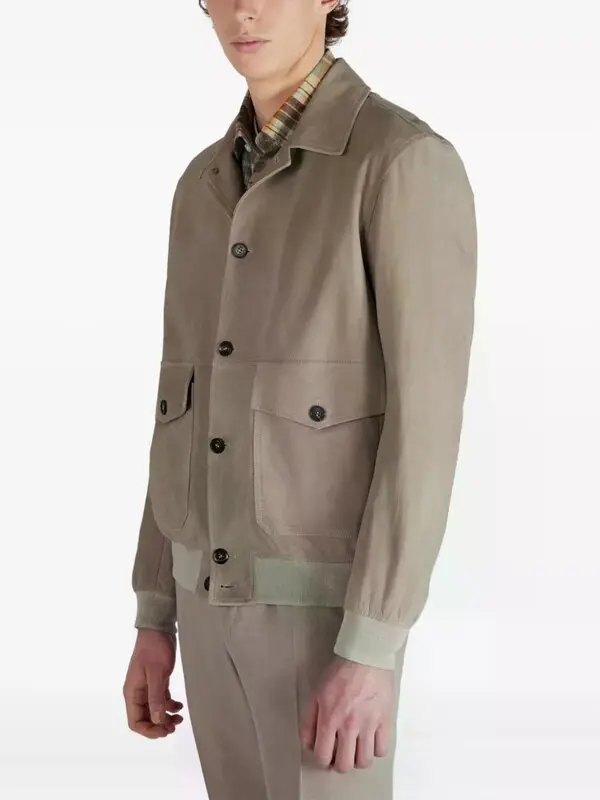 Montedoro Buttoned Suede Jacket