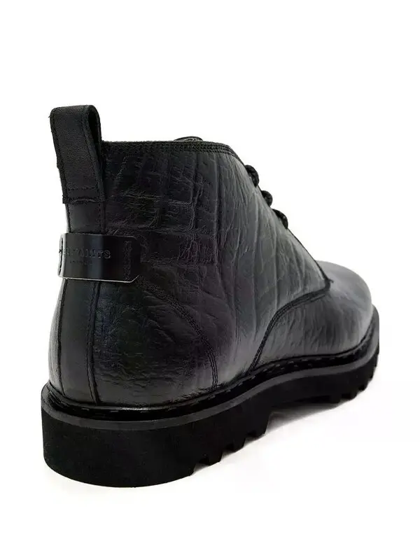 ALLSAINTS Skiff Leather Boots - Black