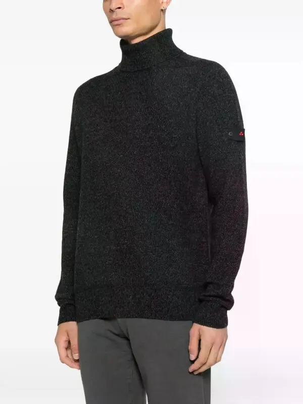 Peuterey Roll Neck Sweater - Black